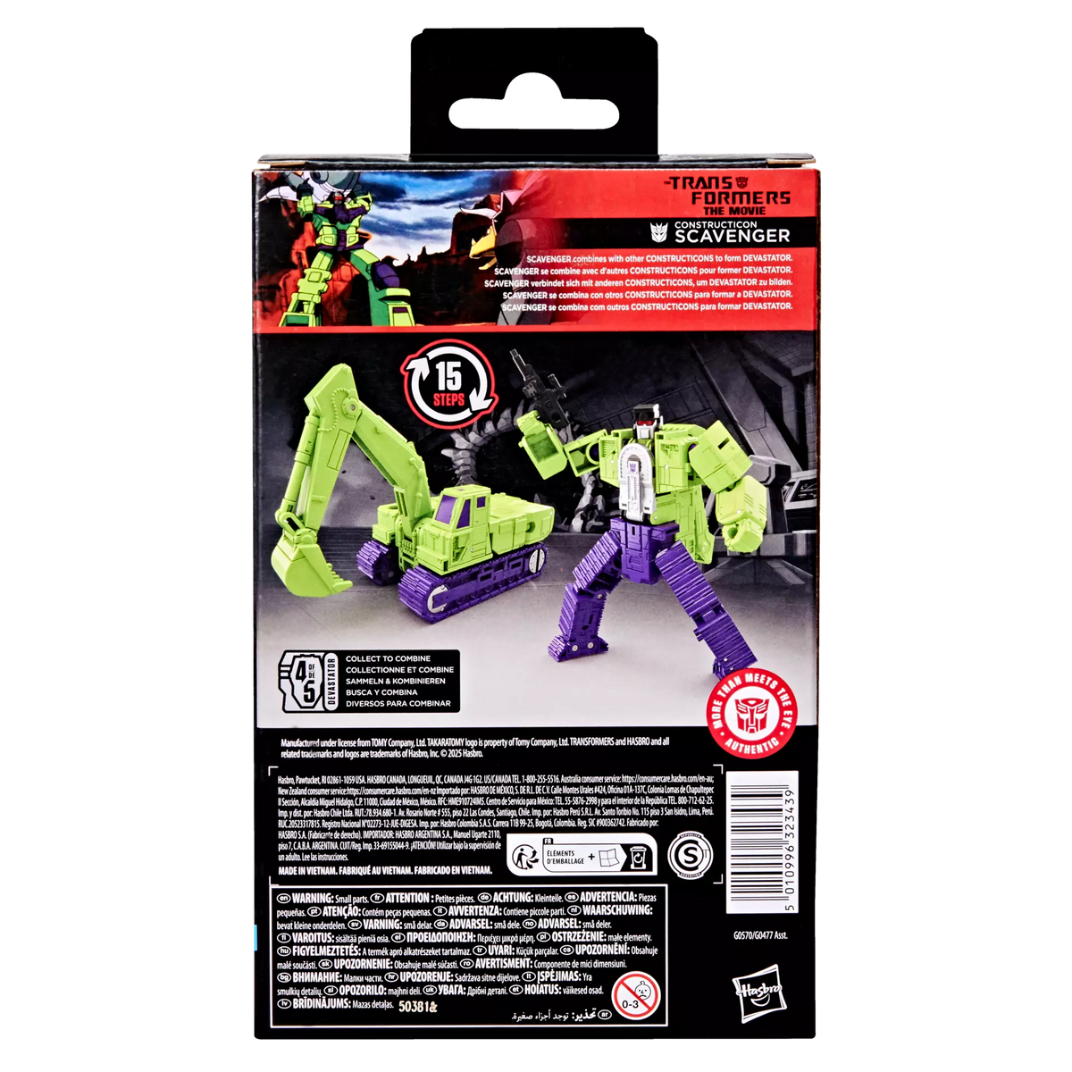 Constructicon Scavenger Transformers Studio Series 86 Devastator ...